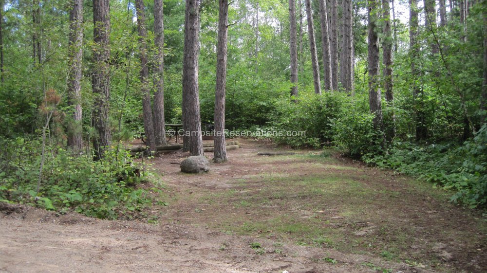 Campsite 01 in Beatrice Lake Campground at McCarthy Beach State Park ...
