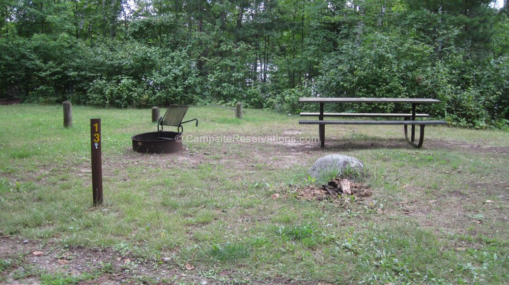 Photo of Campsite 13 in Beatrice Lake Campground at McCarthy Beach ...