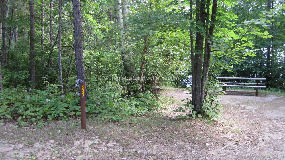Photo of Campsite 24 in Beatrice Lake Campground at McCarthy Beach ...