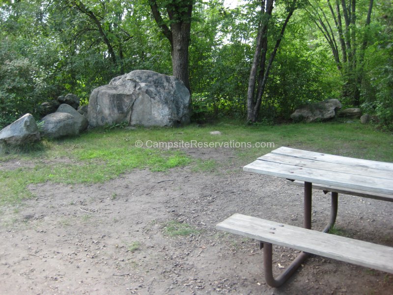 Campsite B02e in Red Fox Campground - B Loop at Minneopa State Park ...