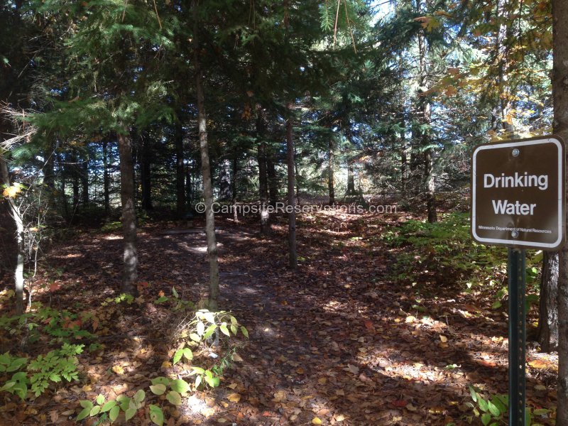 Chase Point Campground at Scenic State Park, Minnesota, United States