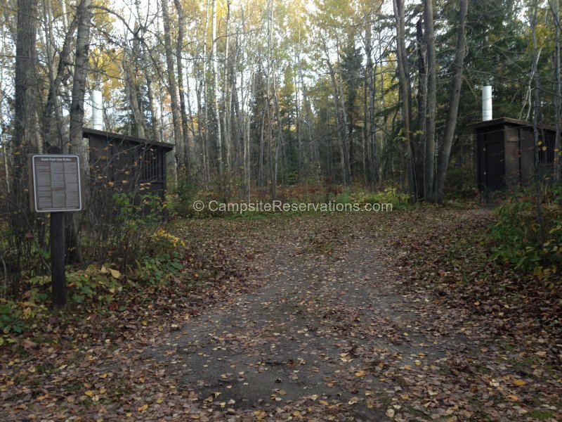 Chase Point Campground at Scenic State Park, Minnesota, United States