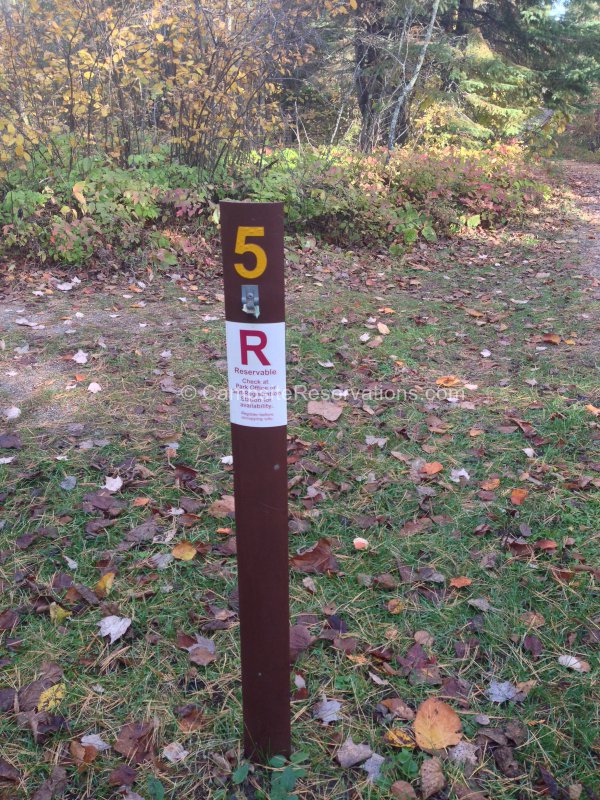 Photo of Campsite 05 in Chase Point Campground at Scenic State Park ...
