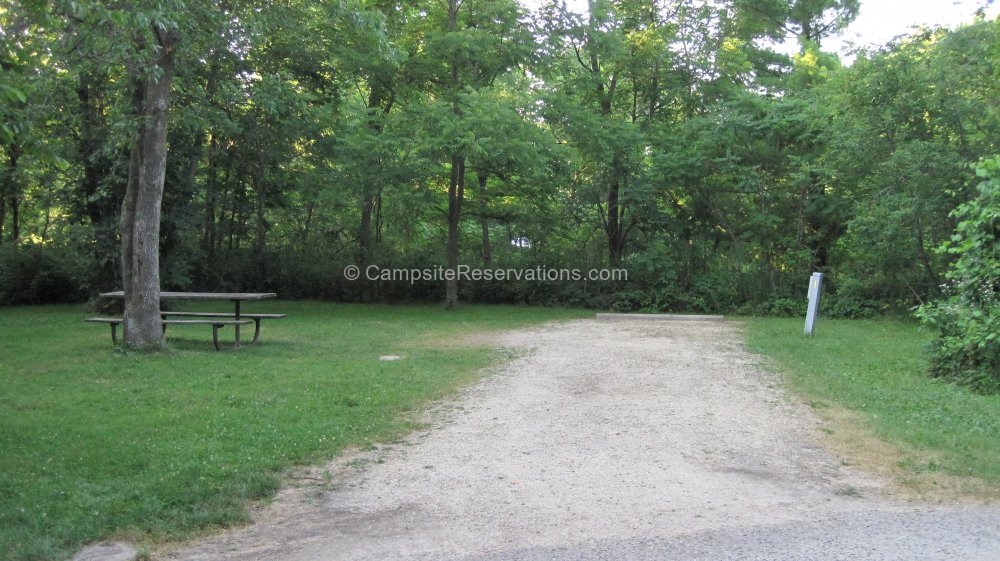 Campsite 15e in Cedar Hill Campground at Whitewater State Park ...