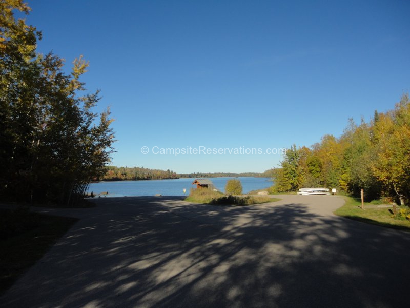 Fall Lake Campground at Superior National Forest, Minnesota, United States