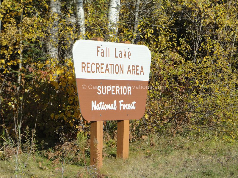 Fall Lake Campground at Superior National Forest, Minnesota, United States