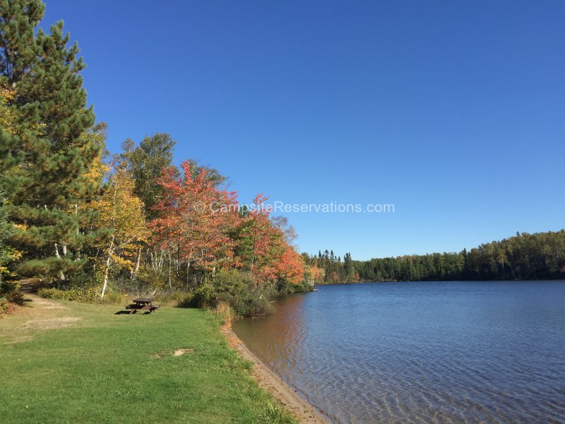 Pfeiffer Lake Campground at Superior National Forest, Minnesota, United ...