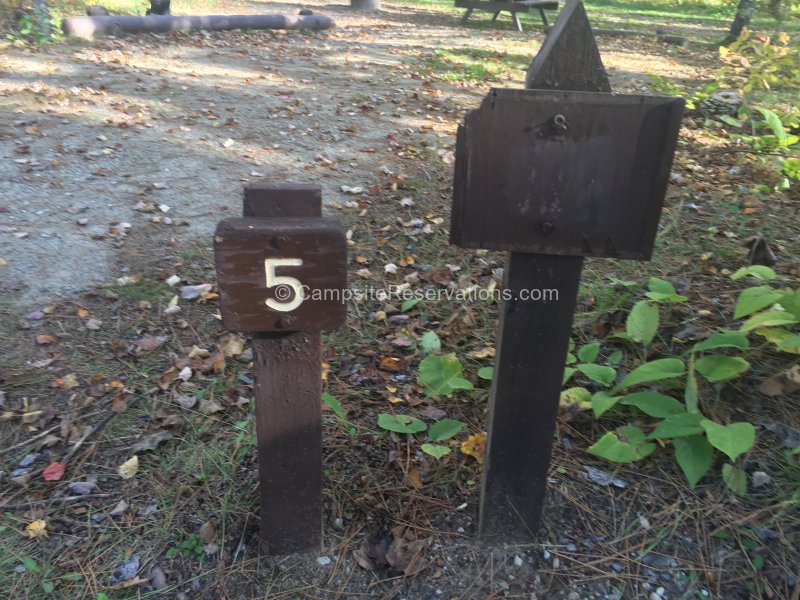 Photo of Campsite 05 in Pfeiffer Lake Campground at Superior National ...