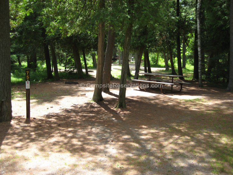 Photo of Campsite 75 in Jay Cooke State Park Campground at Jay Cooke ...
