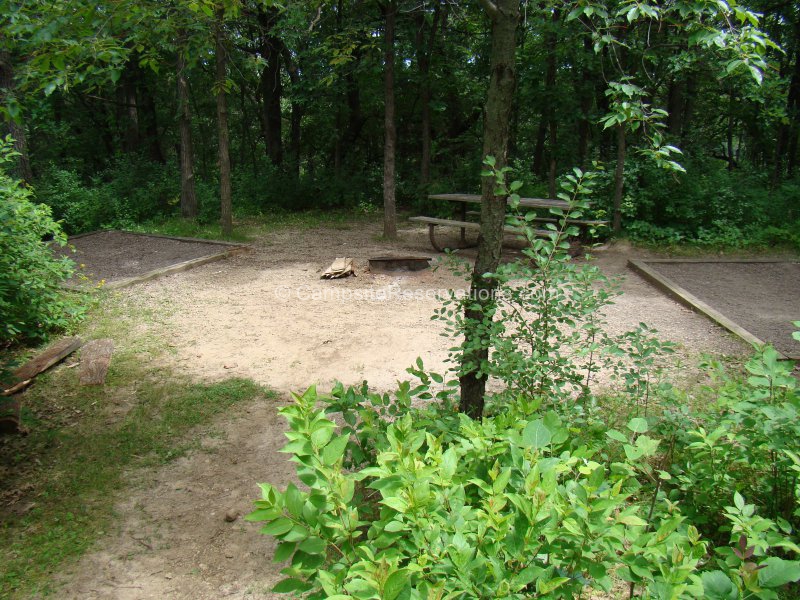 Photo of Campsite 21 in Hike-in Campground at Afton State Park ...