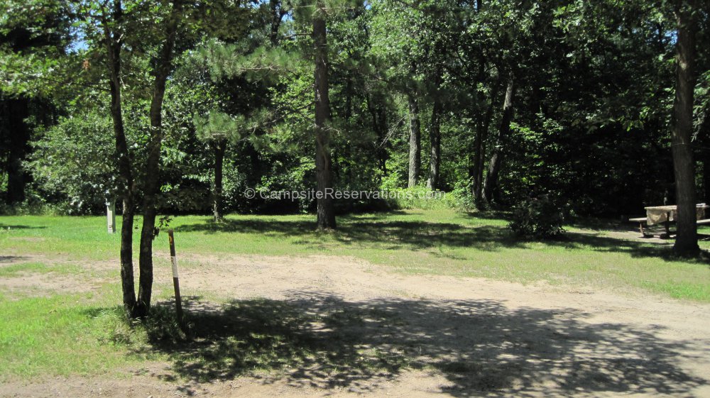 Campsite 02e in Crow Wing State Park Campground at Crow Wing State Park ...