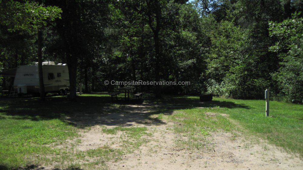 Campsite 02e in Crow Wing State Park Campground at Crow Wing State Park ...