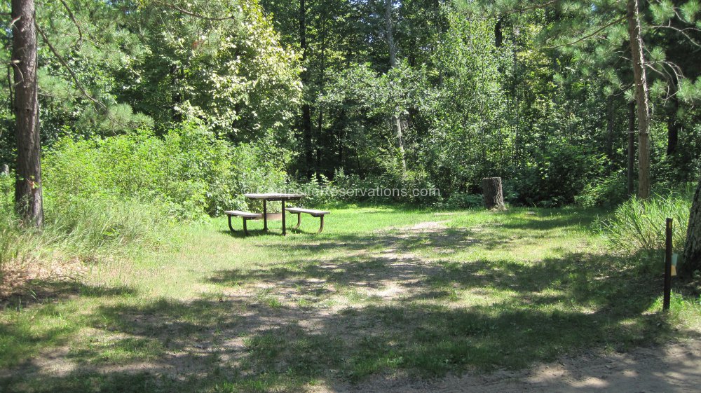 Campsite 10 in Crow Wing State Park Campground at Crow Wing State Park ...