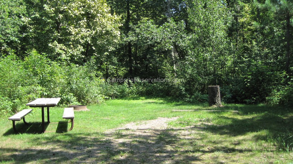 Campsite 10 in Crow Wing State Park Campground at Crow Wing State Park ...