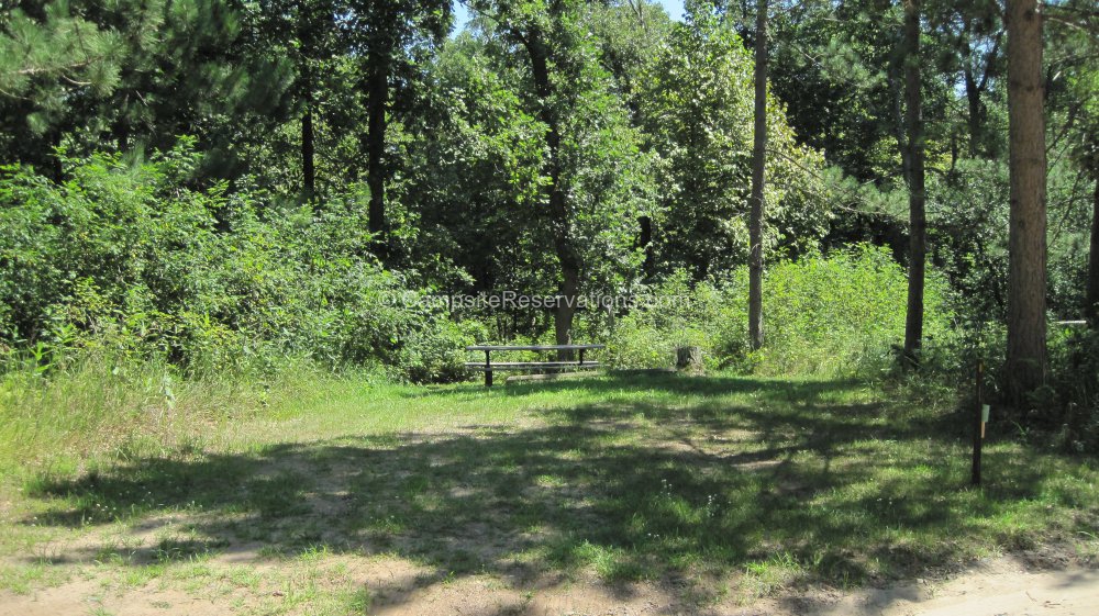 Campsite 12 in Crow Wing State Park Campground at Crow Wing State Park ...