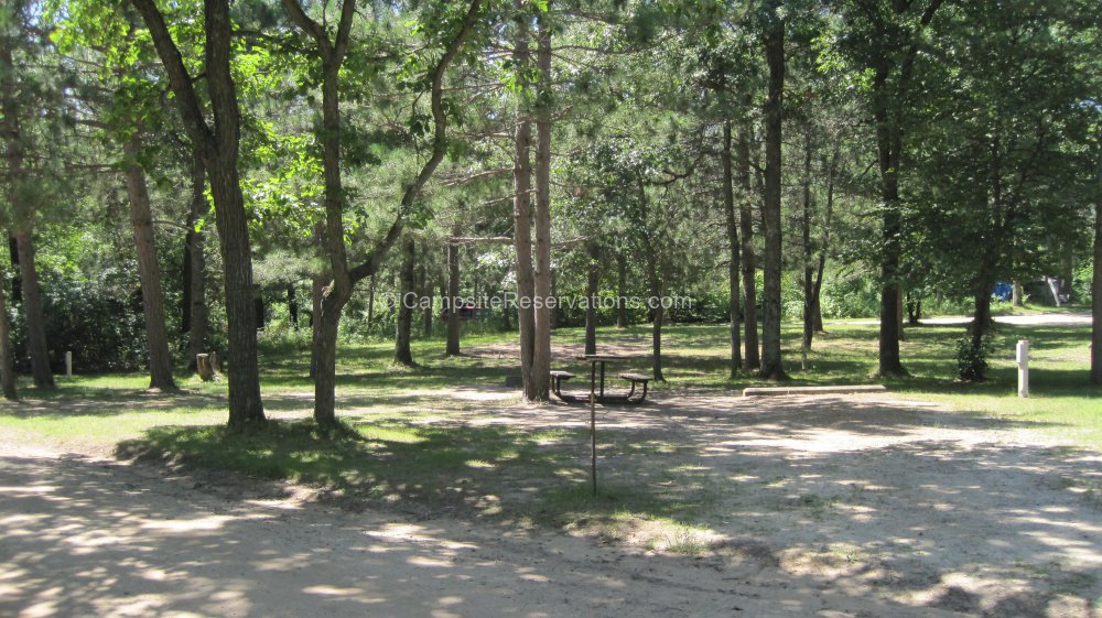 Campsite 13e in Crow Wing State Park Campground at Crow Wing State Park ...