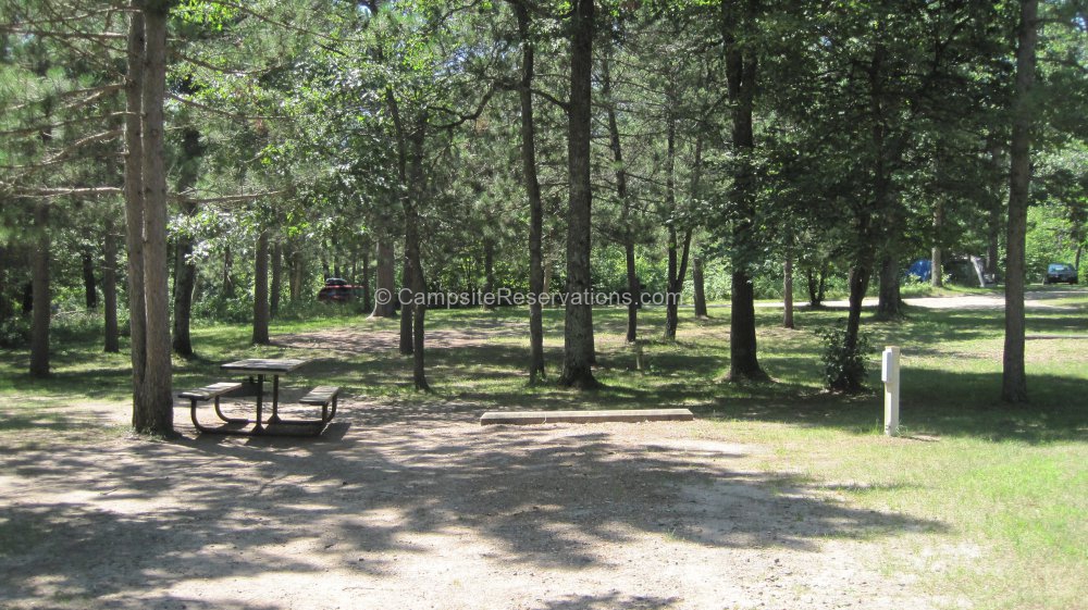 Campsite 13e in Crow Wing State Park Campground at Crow Wing State Park ...