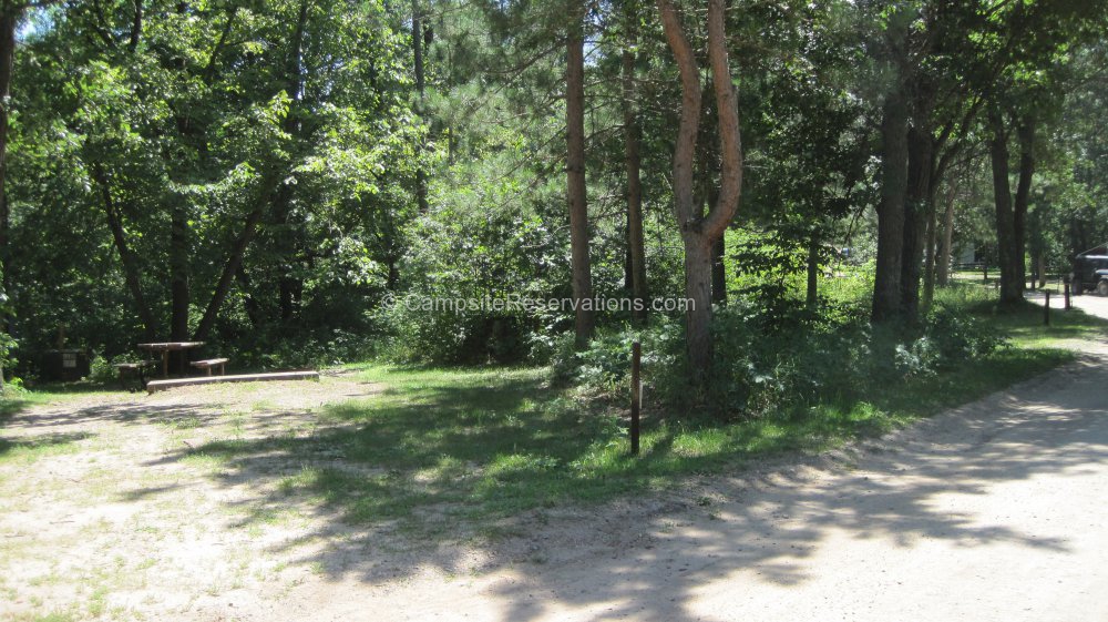 Campsite 16e in Crow Wing State Park Campground at Crow Wing State Park ...