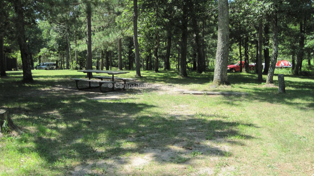 Campsite 17 in Crow Wing State Park Campground at Crow Wing State Park ...