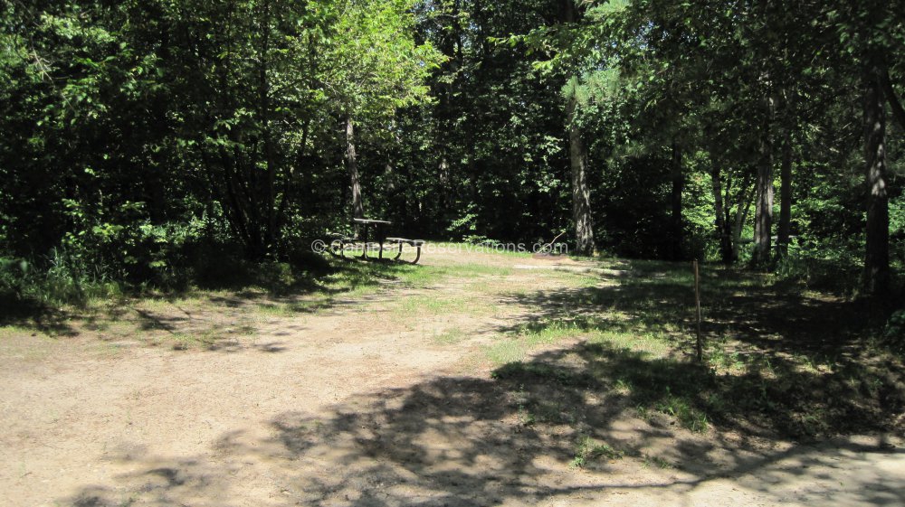 Campsite 23 in Crow Wing State Park Campground at Crow Wing State Park ...