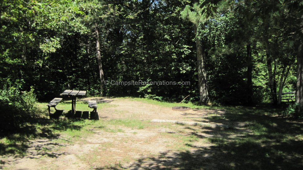 Campsite 23 in Crow Wing State Park Campground at Crow Wing State Park ...