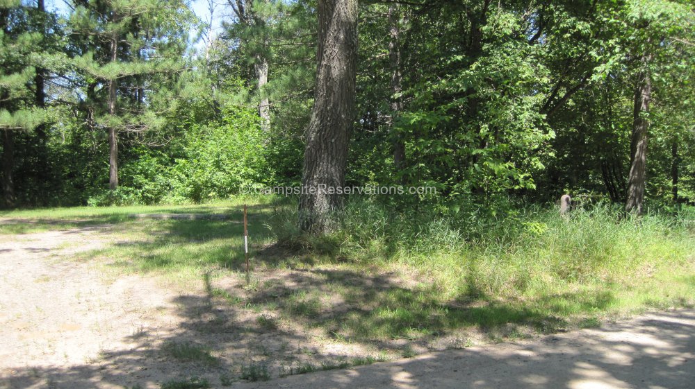 Campsite 24 in Crow Wing State Park Campground at Crow Wing State Park ...