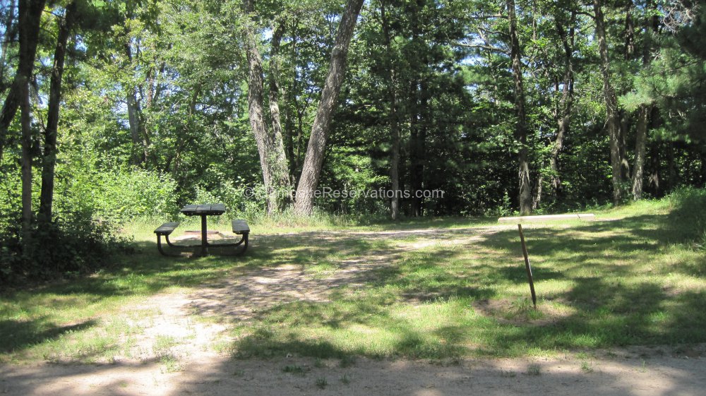 Campsite 25 in Crow Wing State Park Campground at Crow Wing State Park ...