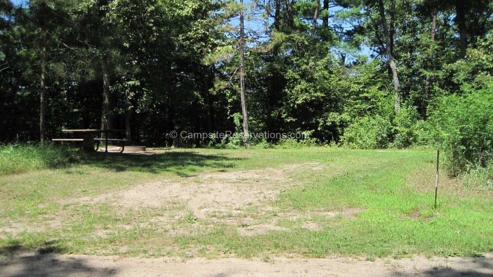 Campsite 26 in Crow Wing State Park Campground at Crow Wing State Park ...