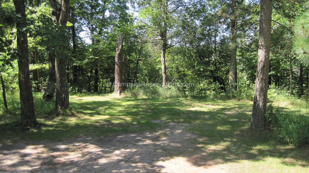 Campsite 28 in Crow Wing State Park Campground at Crow Wing State Park ...