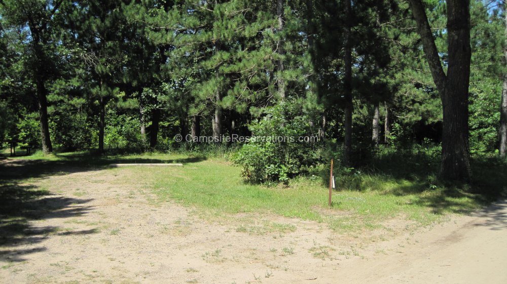 Campsite 30 in Crow Wing State Park Campground at Crow Wing State Park ...