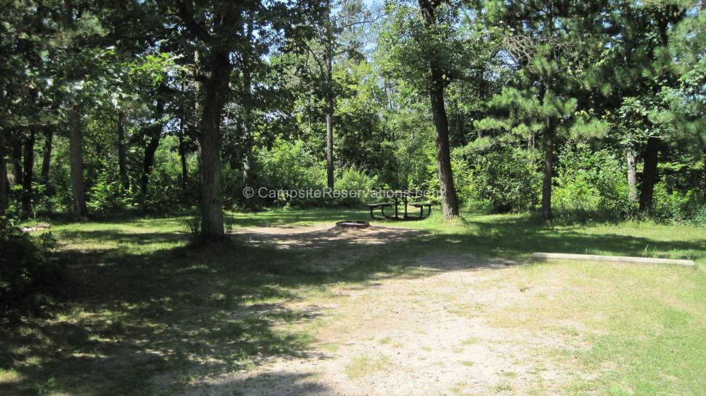 Campsite 30 in Crow Wing State Park Campground at Crow Wing State Park ...