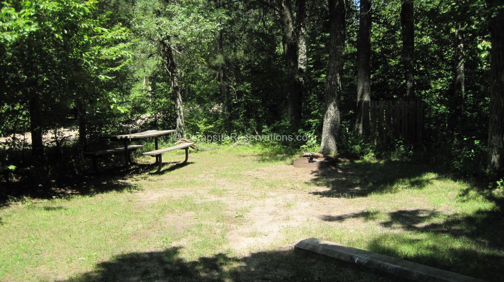Photo of Campsite 37 in Crow Wing State Park Campground at Crow Wing ...