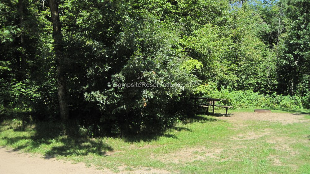 Campsite 40 in Crow Wing State Park Campground at Crow Wing State Park ...