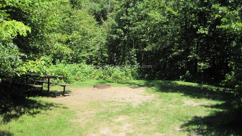 Campsite 40 in Crow Wing State Park Campground at Crow Wing State Park ...