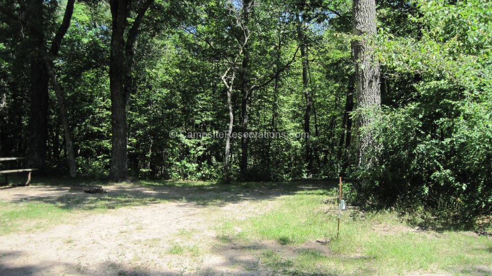 Campsite 41 in Crow Wing State Park Campground at Crow Wing State Park ...