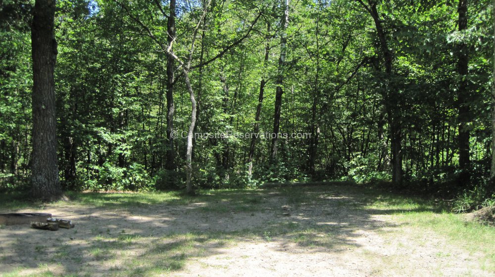Campsite 41 in Crow Wing State Park Campground at Crow Wing State Park ...