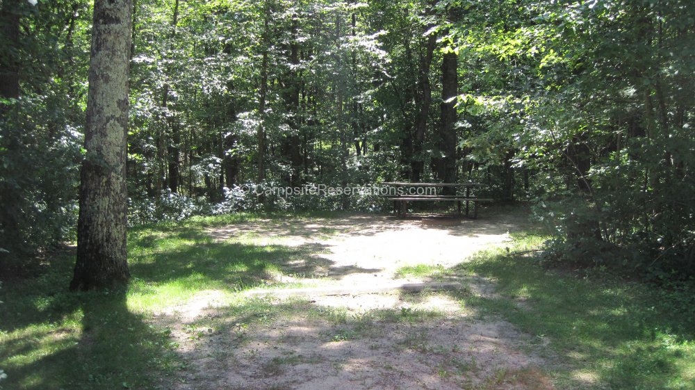 Campsite 46 in Crow Wing State Park Campground at Crow Wing State Park ...