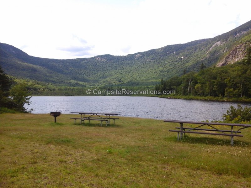 Basin Campground at White Mountain National Forest, New Hampshire ...