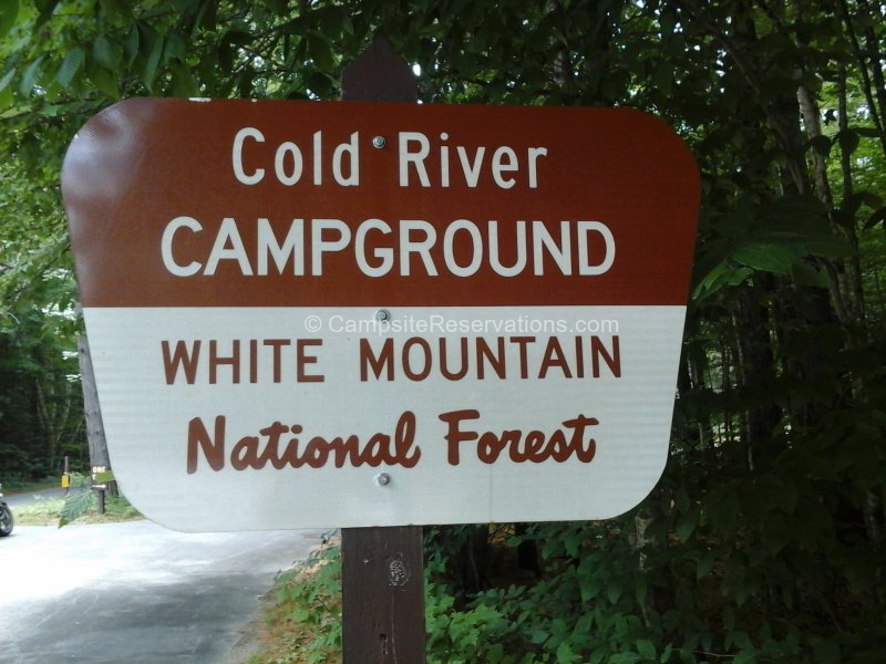 Cold River Campground at White Mountain National Forest, New Hampshire ...