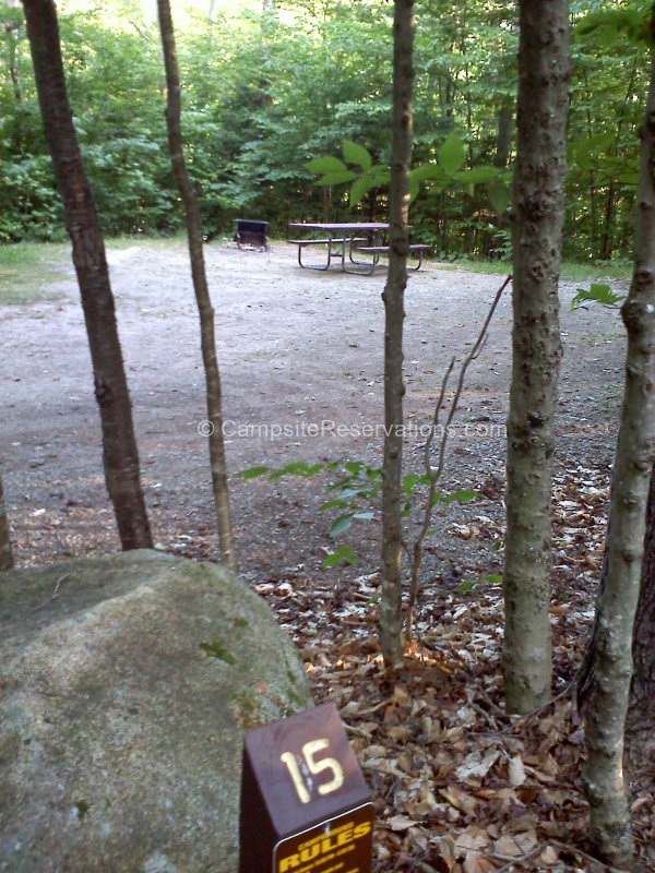 Photo of Campsite 15 in Big Rock Campground at White Mountain National ...