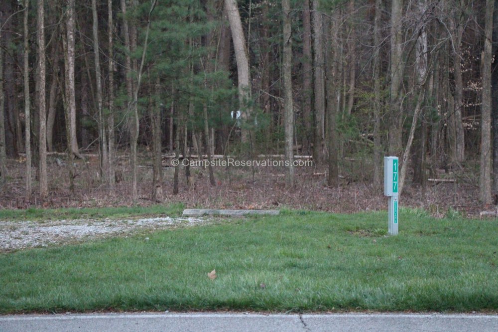 Photo of Campsite 177 in Findley State Park Campground at Findley State ...