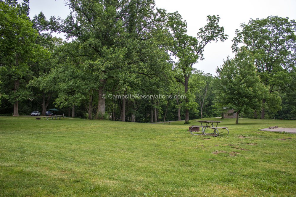 John Bryan State Park Campground at John Bryan State Park, Ohio, United ...