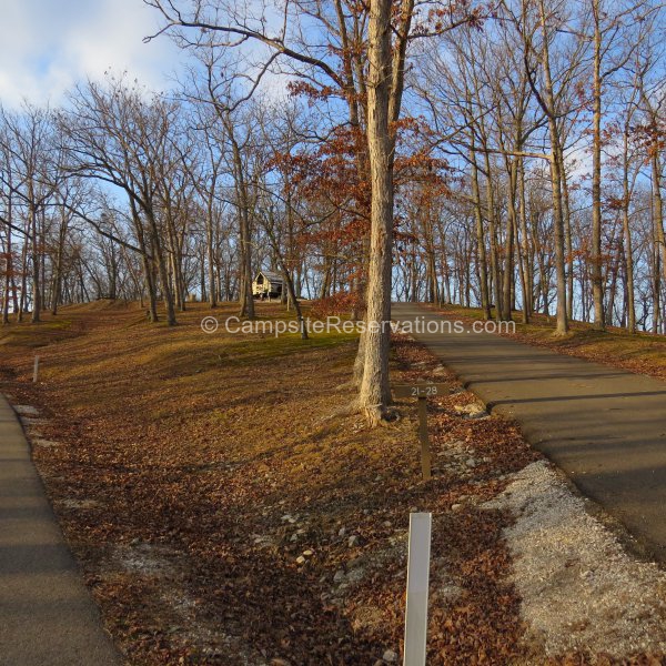 Lake Hope State Park Campground at Lake Hope State Park, Ohio, United ...