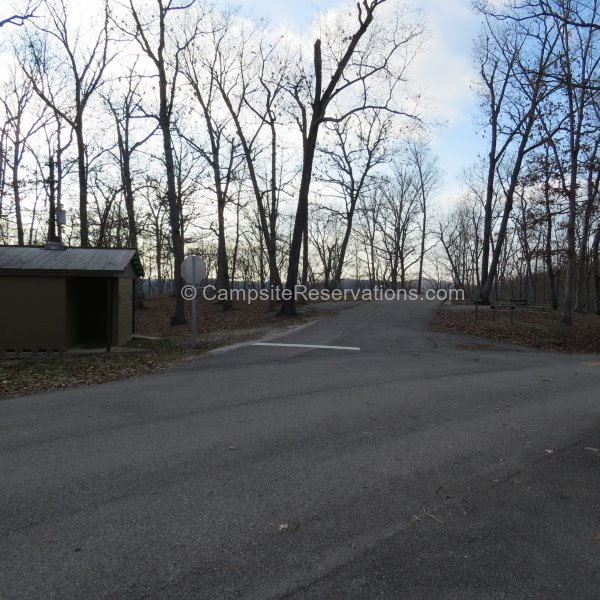 Lake Hope State Park Campground at Lake Hope State Park, Ohio, United ...