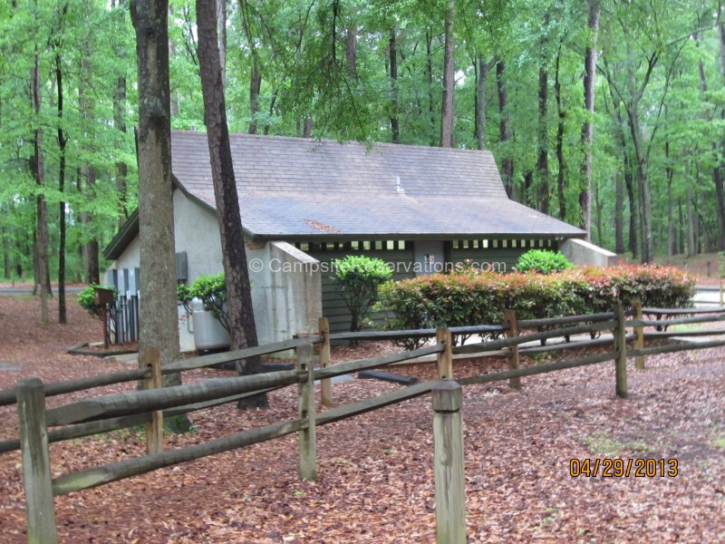 Colleton State Park Campground at Colleton State Park, South Carolina ...