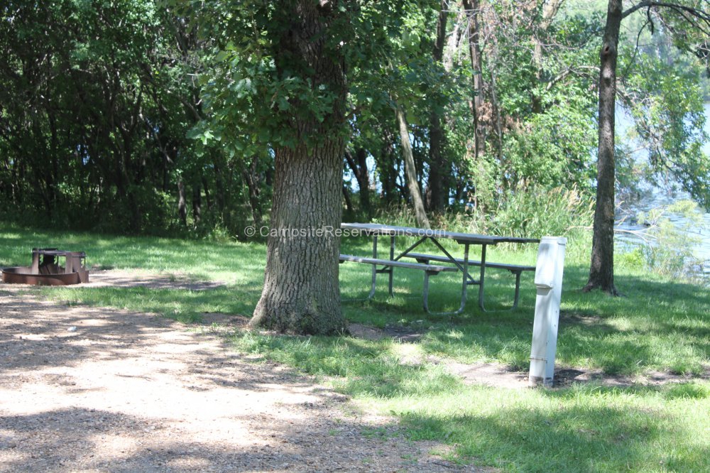 Campsite 26 in Lake Herman State Park Campground at Lake Herman State ...