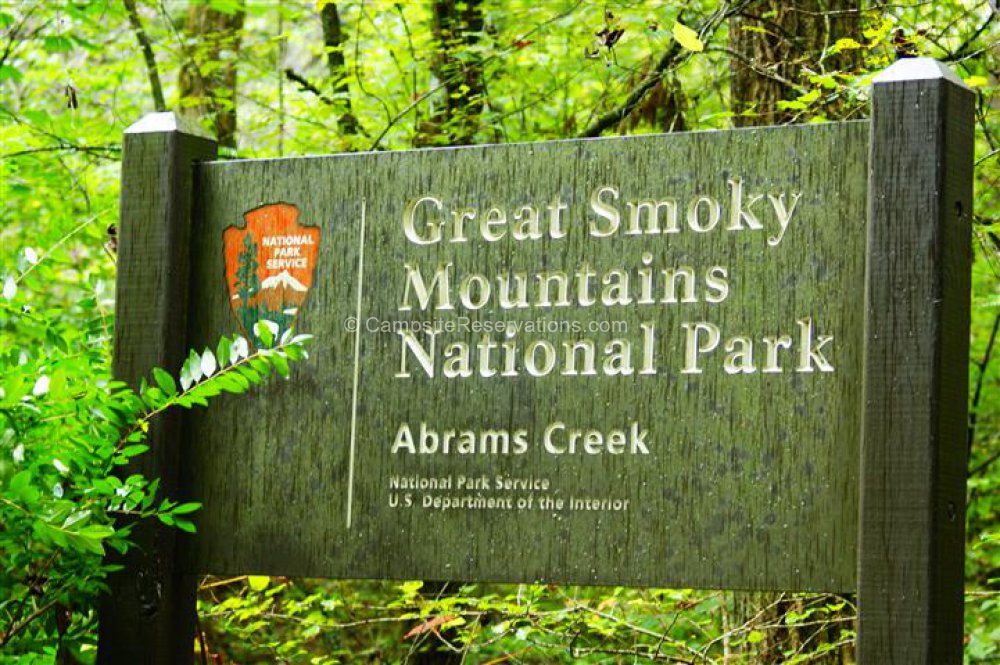 Abrams Creek Campground at Great Smoky Mountains National Park ...