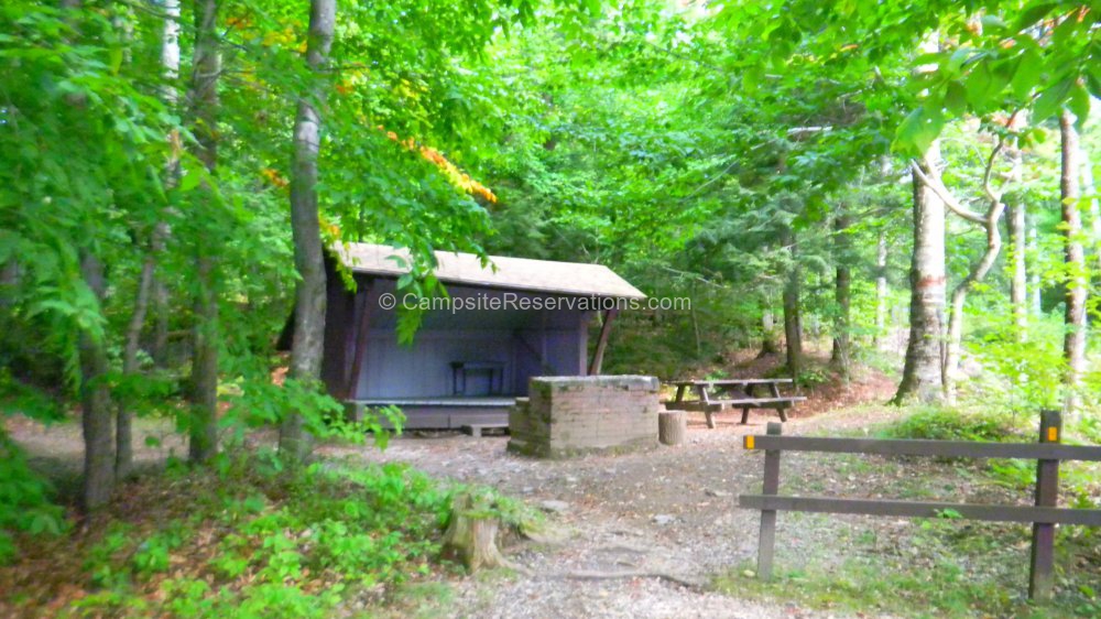 Campsite Apple in Coolidge State Park Campground - Lean-To Loop at ...