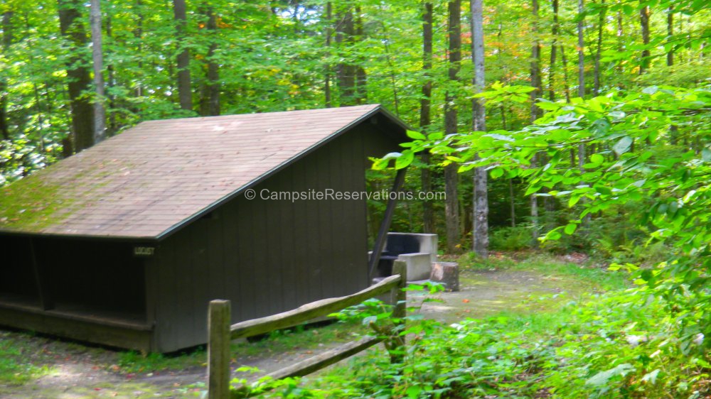 Campsite Locust in Coolidge State Park Campground - Lean-To Loop at ...