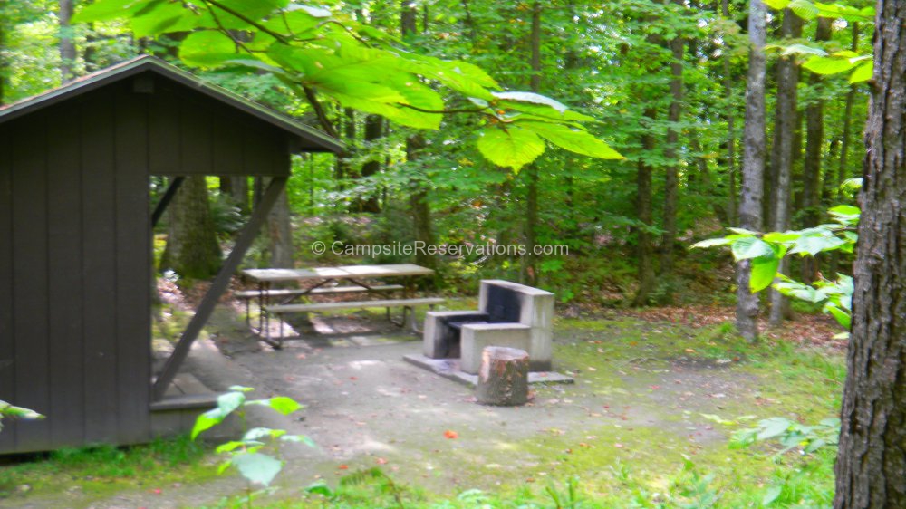 Campsite Locust in Coolidge State Park Campground - Lean-To Loop at ...